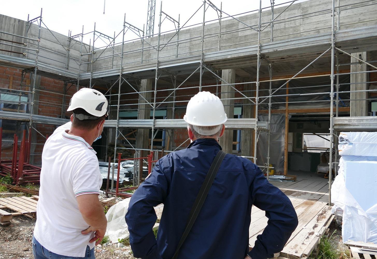 Nuovo Sert in via Nonantolana, ripresi i lavori dopo lo stop Nuovo Sert in via Nonantolana, ripresi i lavori dopo lo stop